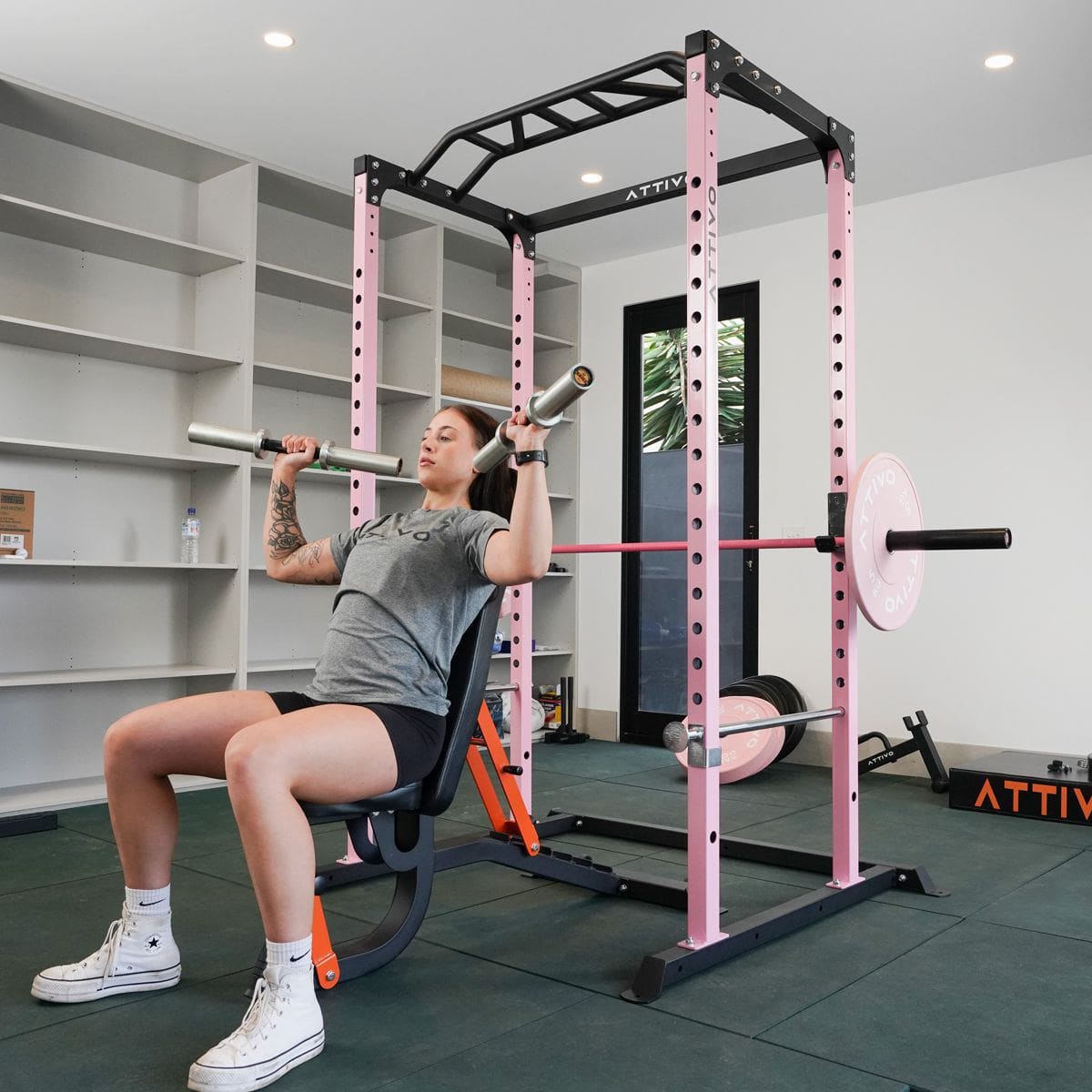 Essential Garage Gym Package - Pink