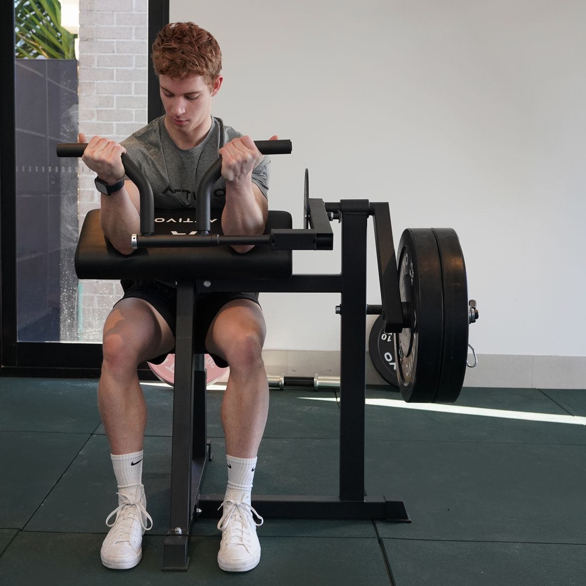 ATTIVO Preacher Arm Curl Biceps and Triceps Machine