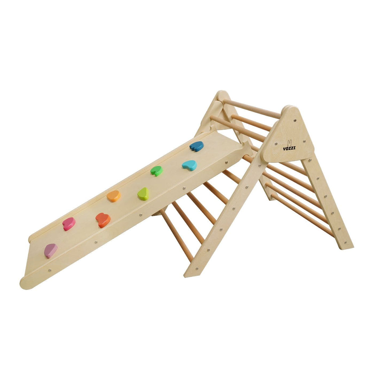 Pikler Foldable Climbing Triangle with Ramp - Gym Plus