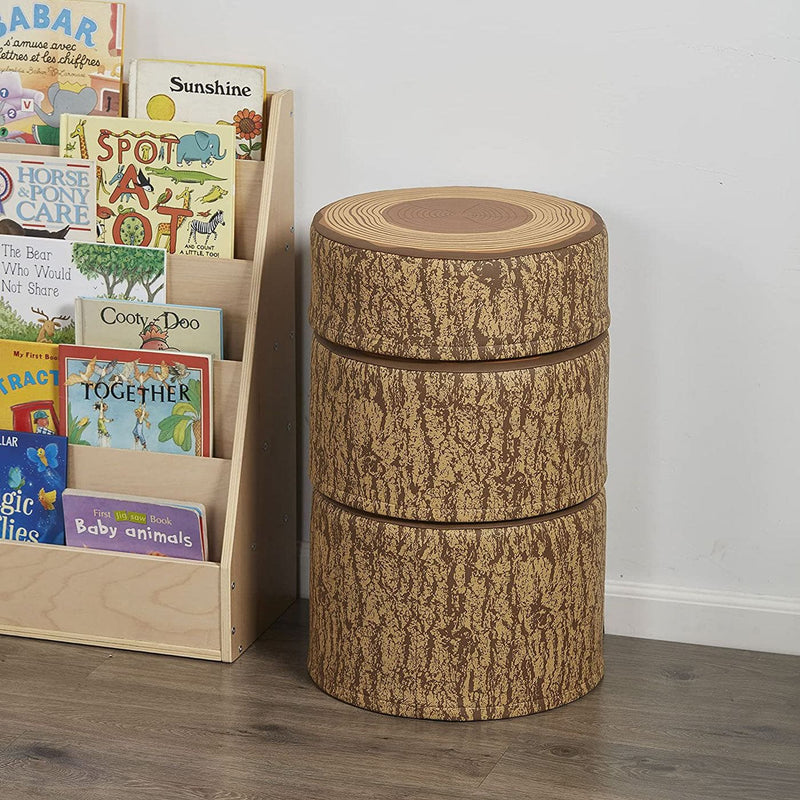 Tree Stump Stool Set, Toddler Climbing and Stepping Logs - 3 Pieces ...