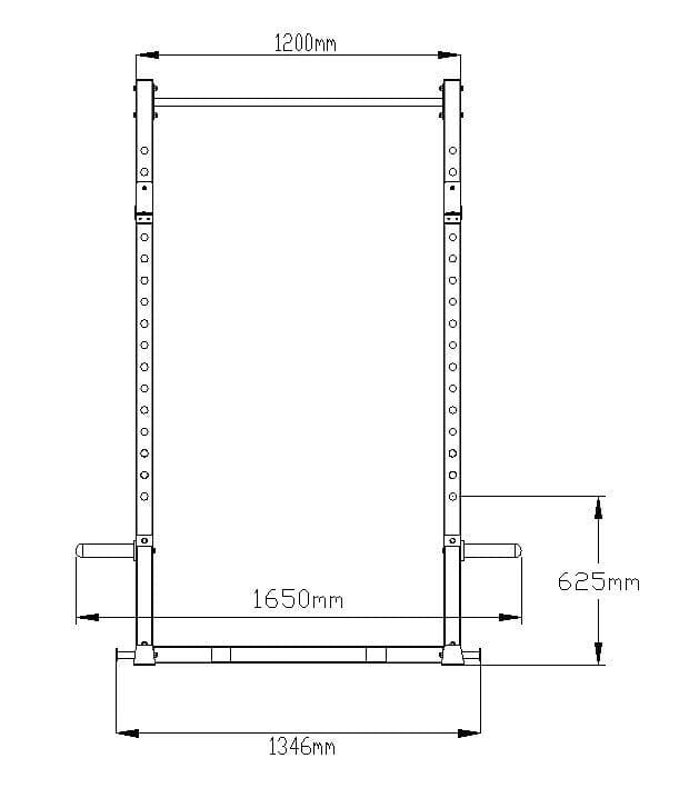 ATTIVO Half Power Rack - HR2100